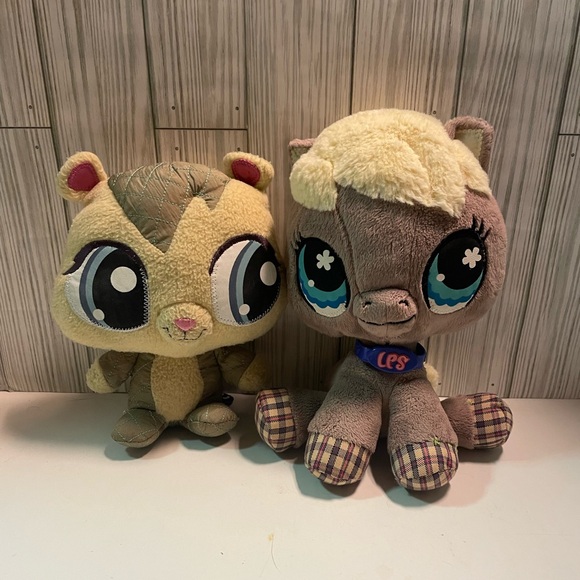 Littlest Pet Shop | Toys | Littlest Pet Shop Pony Squirrel Plush Lot ...